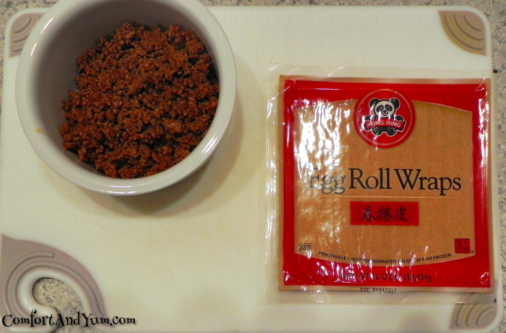 Taco Ravioli & Egg Rolls | Comfort & Yum